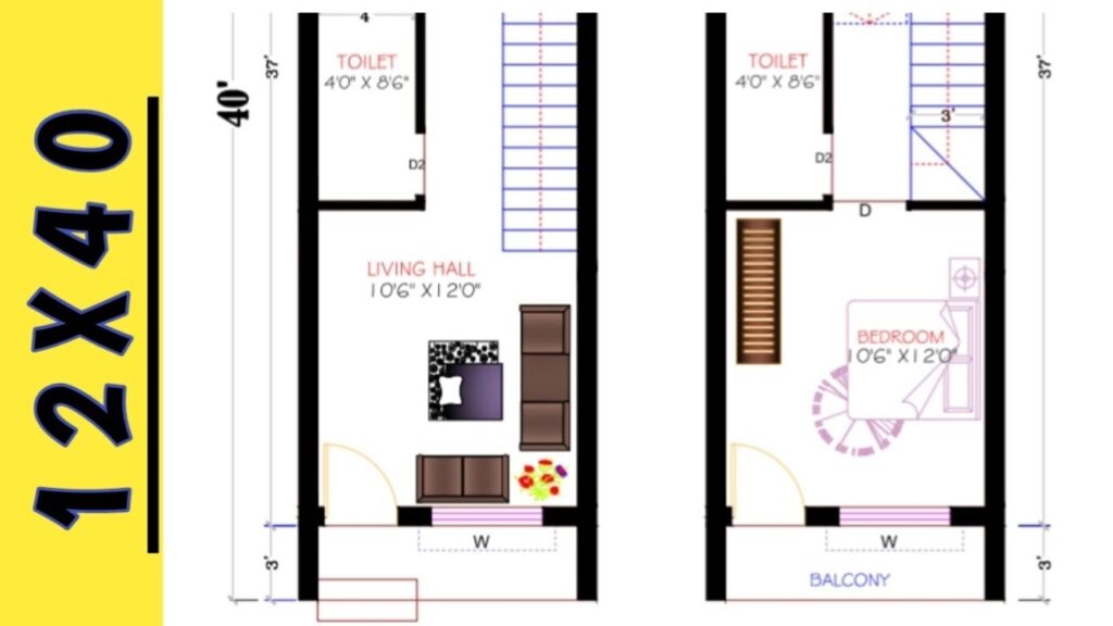 2 Bedroom 12X40 House Plans - houseplans.weloveprintables.net
