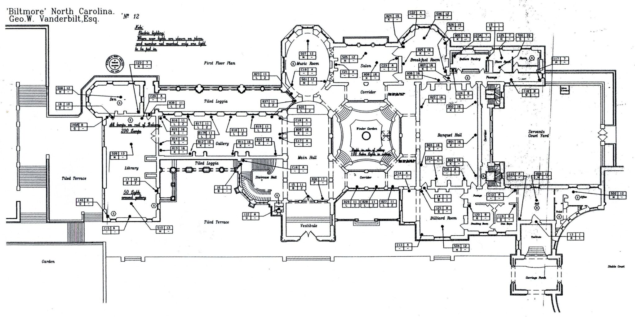 Floor Plan Of Biltmore House - houseplans.weloveprintables.net