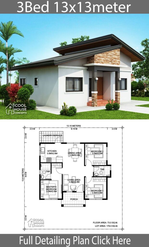 House Plans For Three Bedroom Homes - houseplans.weloveprintables.net