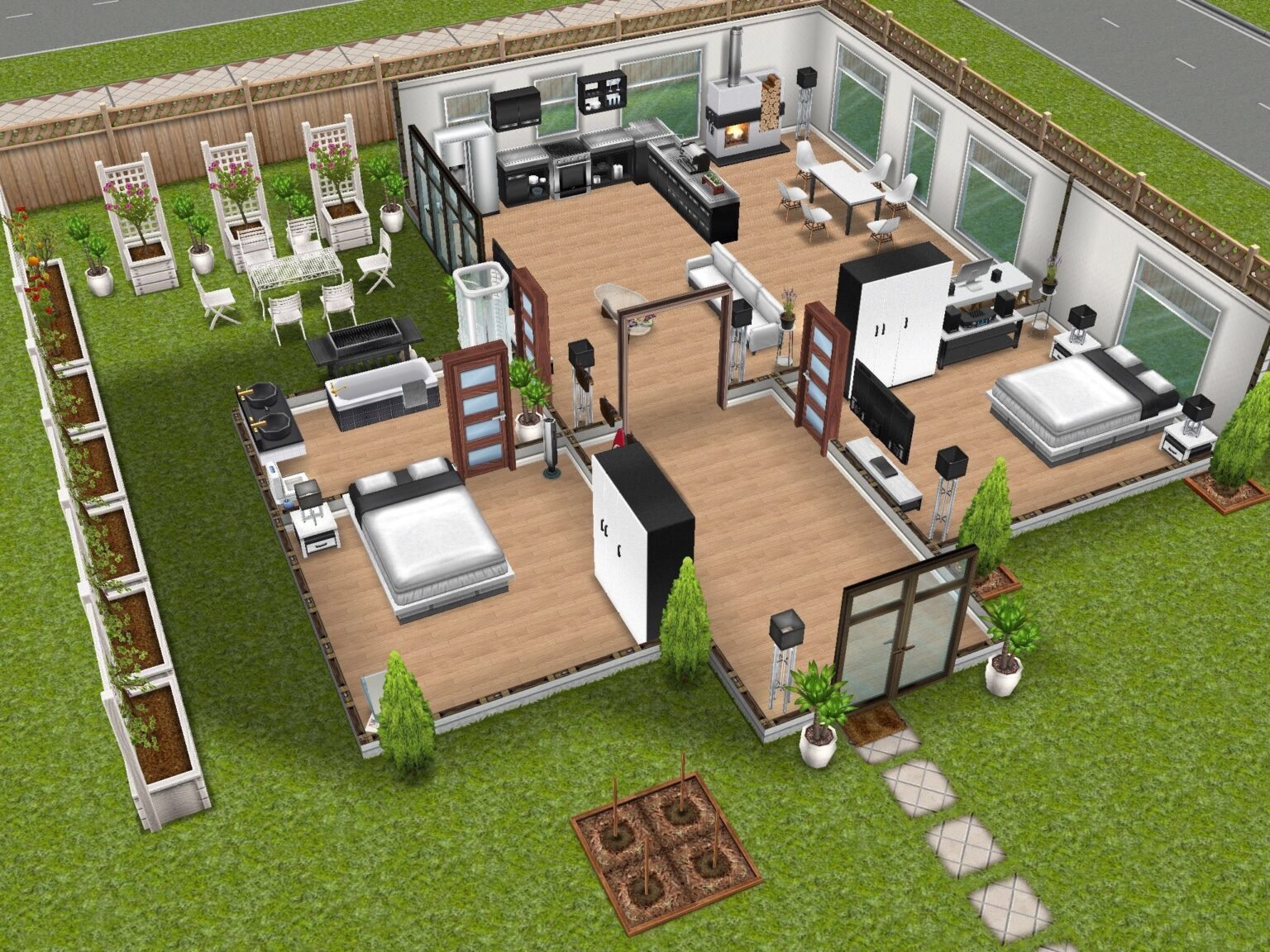 Blueprints Floor Plan Sims Freeplay House Ideas - houseplans ...