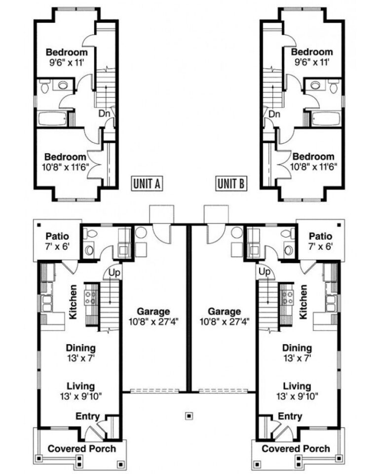 2 Story Duplex House Plans - houseplans.weloveprintables.net