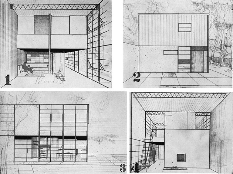Floor Plan Eames House - houseplans.weloveprintables.net