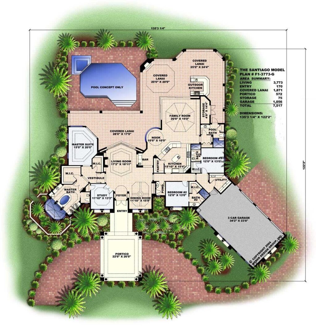 Florida Style House Floor Plans - houseplans.weloveprintables.net